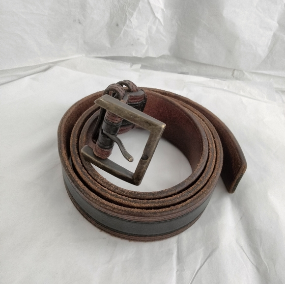 Allen Edmonds | Accessories | Allen Edmonds Brown Belt Brass Buckle ...